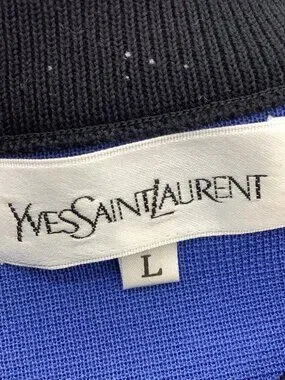 Yves Saint Laurent | Dresses | Saint Laurent Dress L Blue | Poshmark